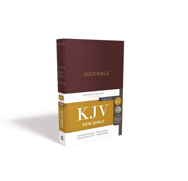 KJV, Pew Bible, Hardcover, Burgundy – Vanderheide's Reformed Christian ...